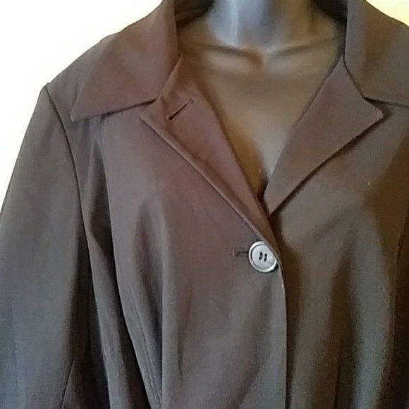 Utex | Jackets & Coats | Utex Design Lined Black Trench Coat Sz Xl ...